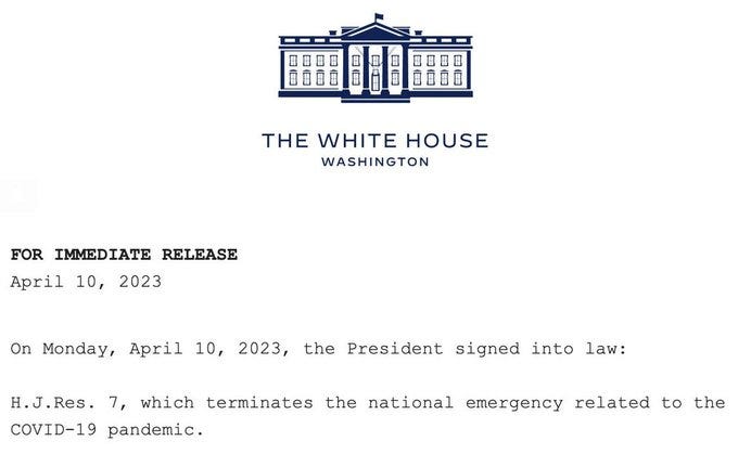 The Emergency is Dead - Long Live the PREP Act