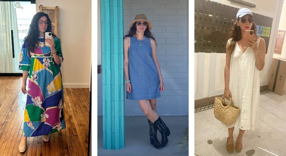 How to Wear a Sack This Summer - by Maria Del Russo