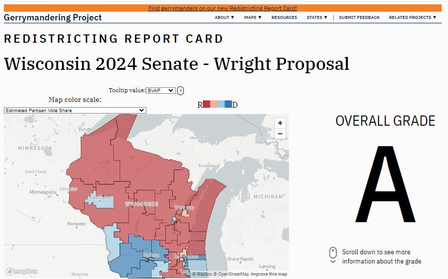 Grading Wisconsin's potential new legislative maps