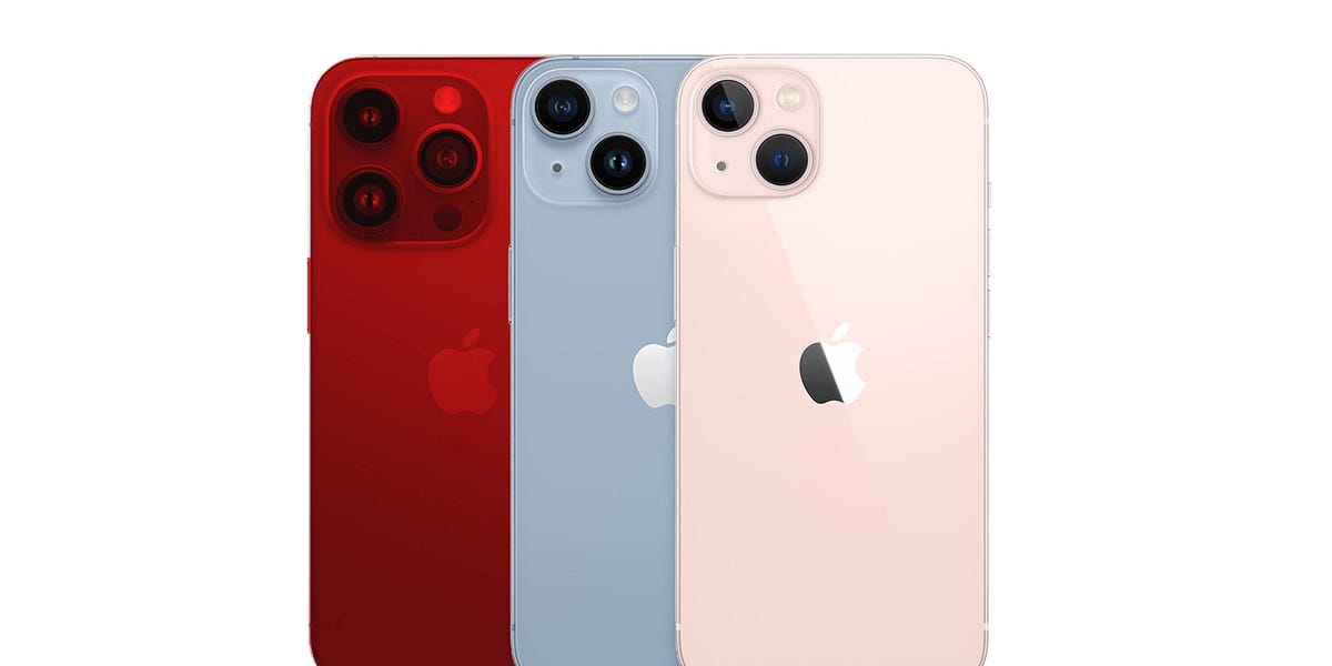 iPhone 15 colors: dark red, light blue and pink possible for Apple's ...