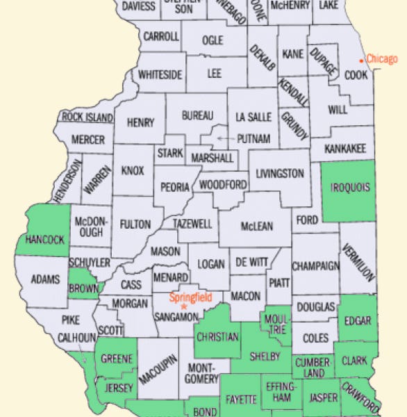 27 Illinois Counties Have Voted to Split the State