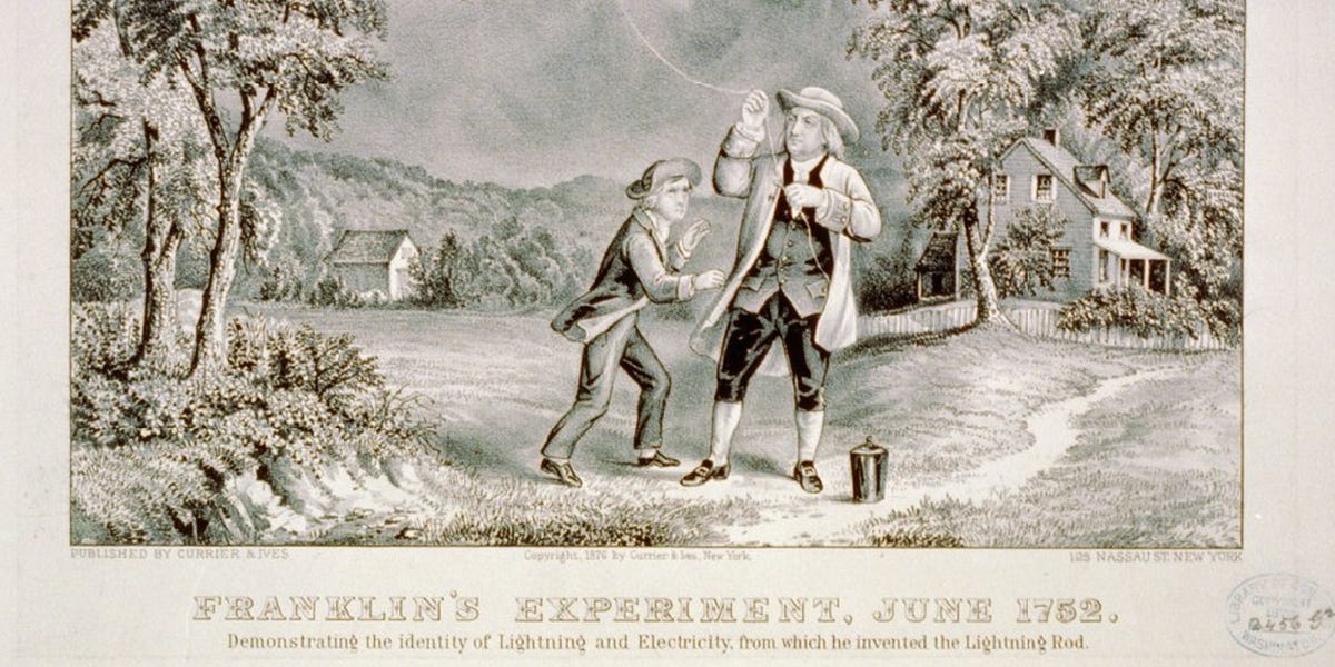 TDIH: Benjamin Franklin's Kite