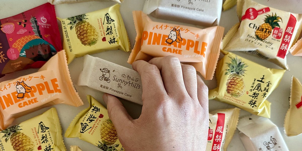 taiwan pineapple cakes taste test: which one is the best?