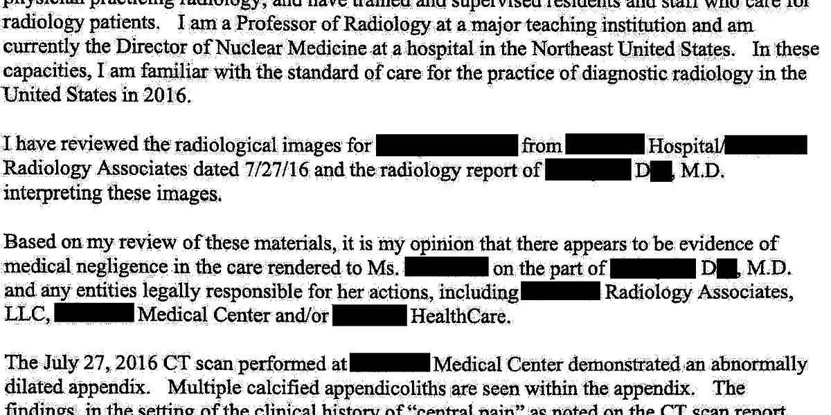 Woman's Abdominal Pain Misdiagnosed as Ovarian Cyst