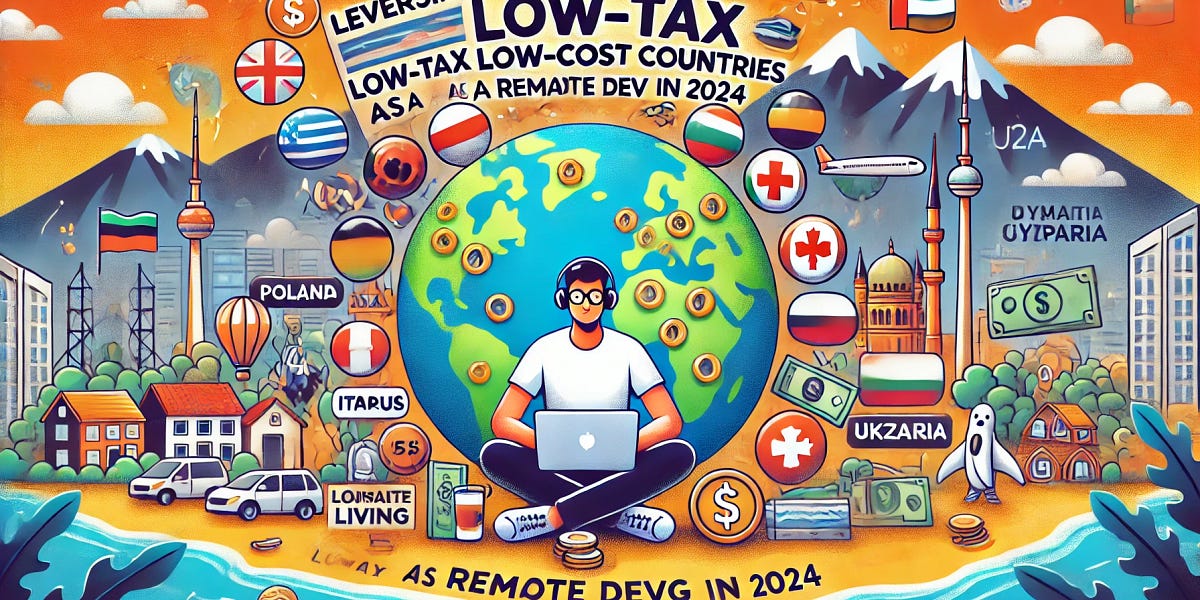 Leveraging Low-Cost, Low-Tax Countries as a Remote Dev in 2024
