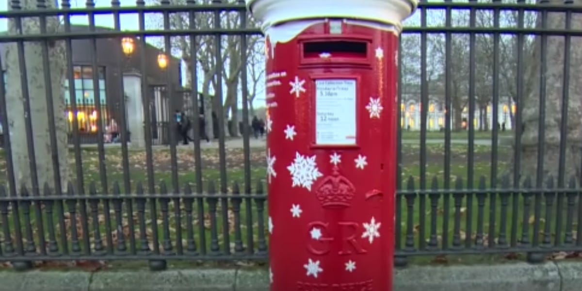 Royal Mail Launch Singing Postboxes In Glasgow To Spread 'festive ...