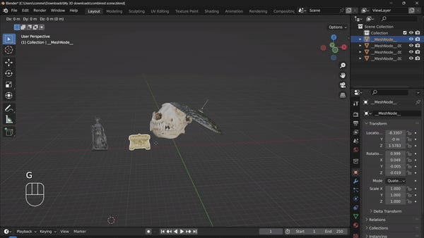 Creating a Simple 3D Scene for Augmented Reality