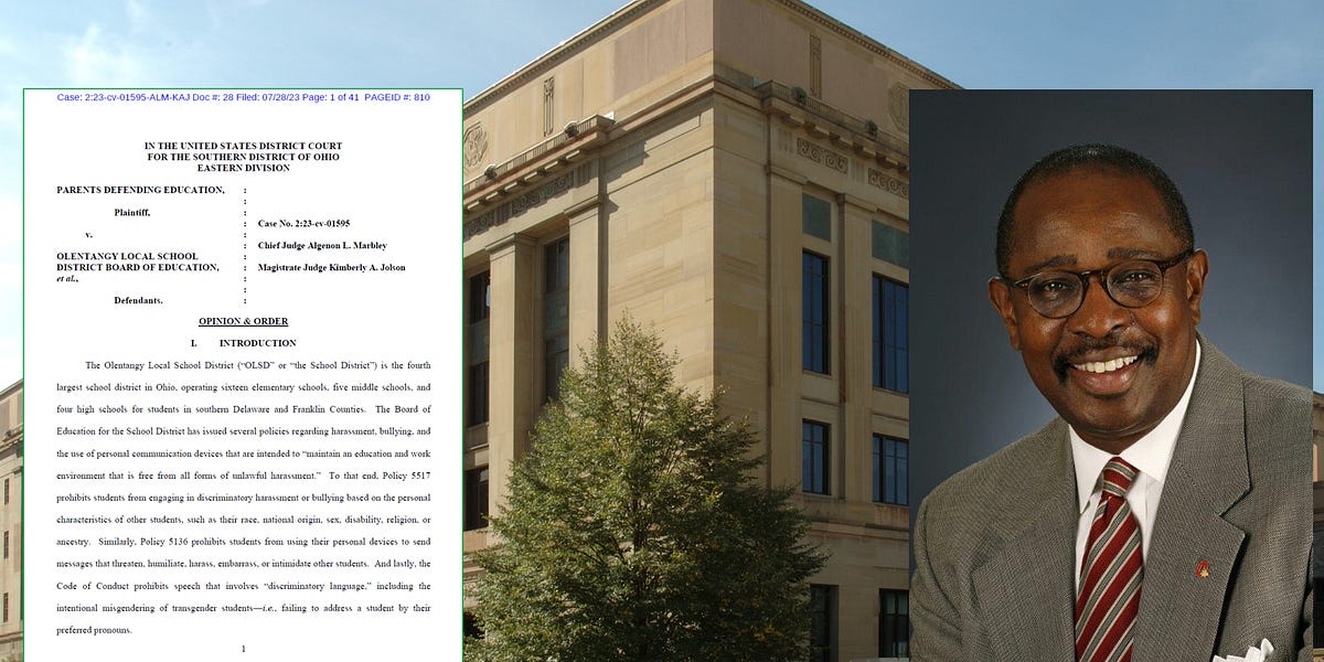 Federal Judge Denies A "Right To Bully" Trans Students In Ohio