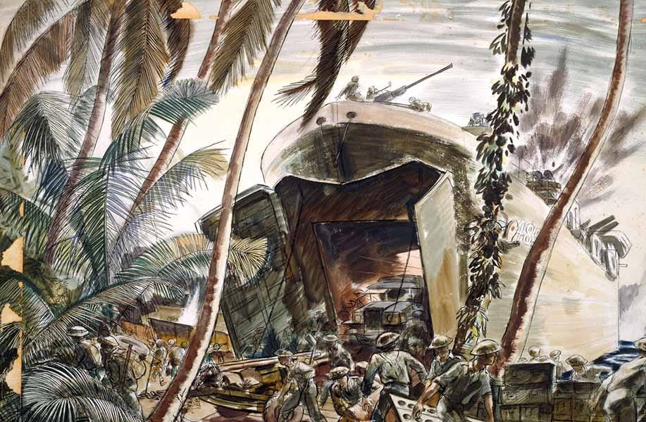 Landing on the Treasury Islands - by Martin Cherrett