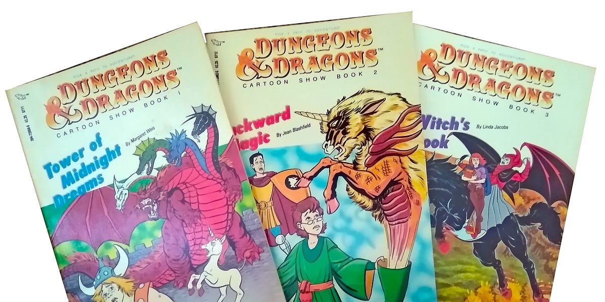 D&D Cartoon Show Books: Pick (YOUR) Path To Adventure!