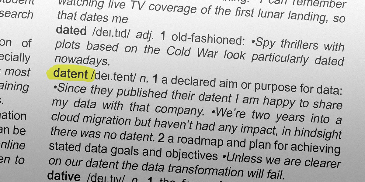 Datent - Why and what's next - by Benny Benford - Datent