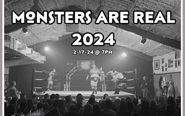 Saturday: Monsters Are Real 2024 - by Jeff Quinton