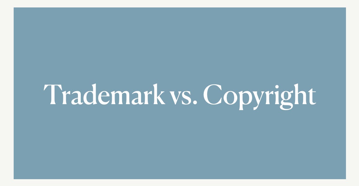 Copyright vs. Trademark - by Stacey Ferreira - 1517 Fund