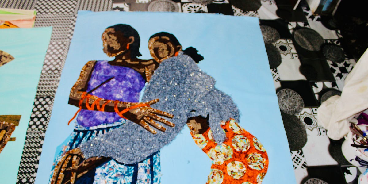 Inside Contemporary Ghanaian Artist Michael Gah's Accra Studio