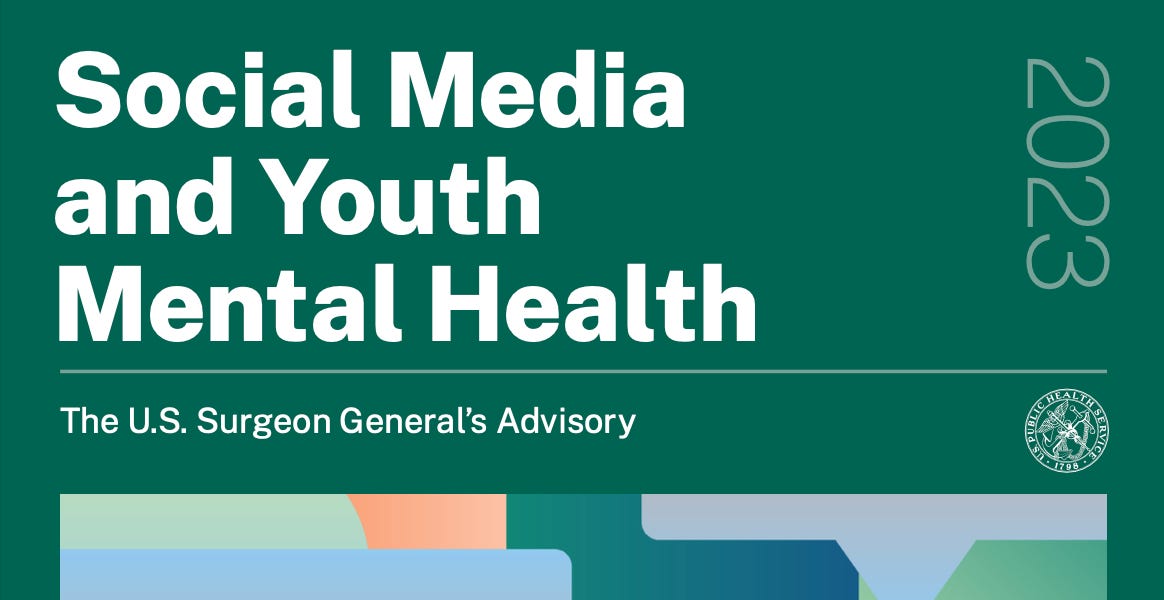 Surgeon General's advisory on social media