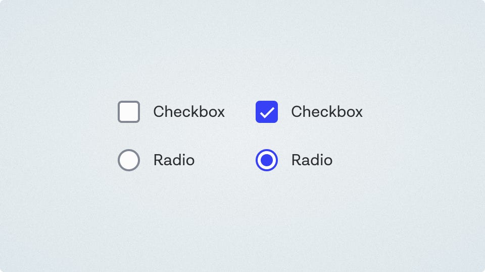 Design System Breakdown: Checkbox & Radio - by Steve Dennis