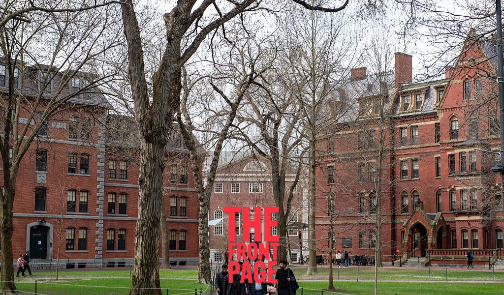 Trump vs. Harvard. Plus. . . - by Oliver Wiseman