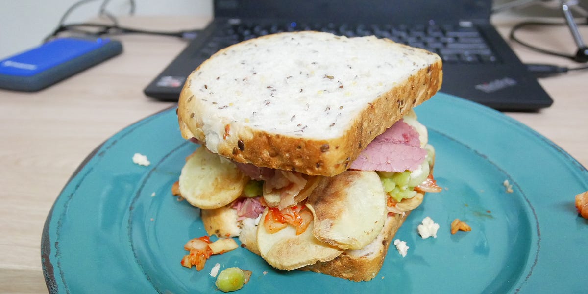 Food Pron - by overflowing ashtray