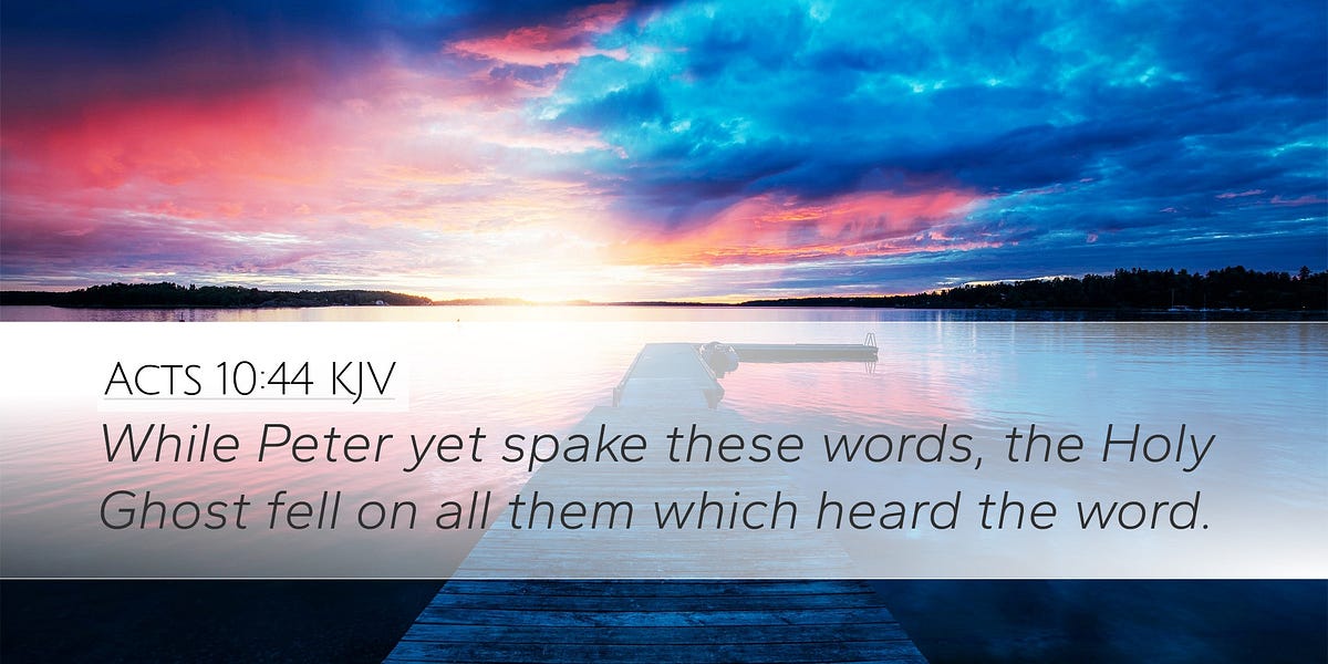 Gentiles Receive the Holy Spirit - by Cee Of Faith