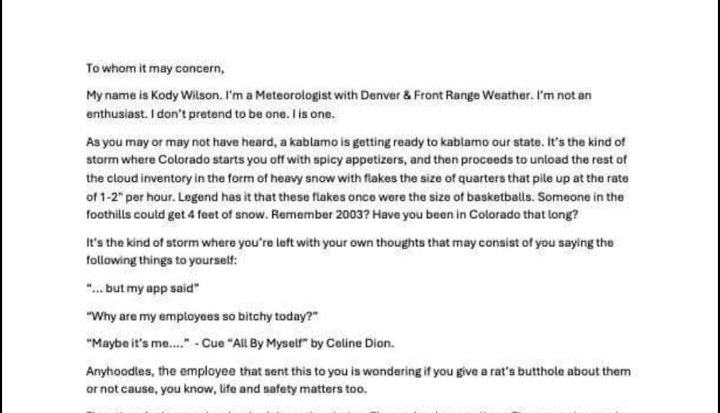 Snow Day! - by Jay Collier - Prairie Wind