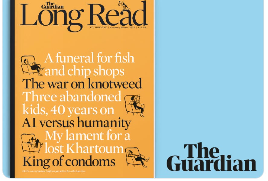 Apuntes de Tendenci@s: "The Guardian Long Read", nueva revista del ...