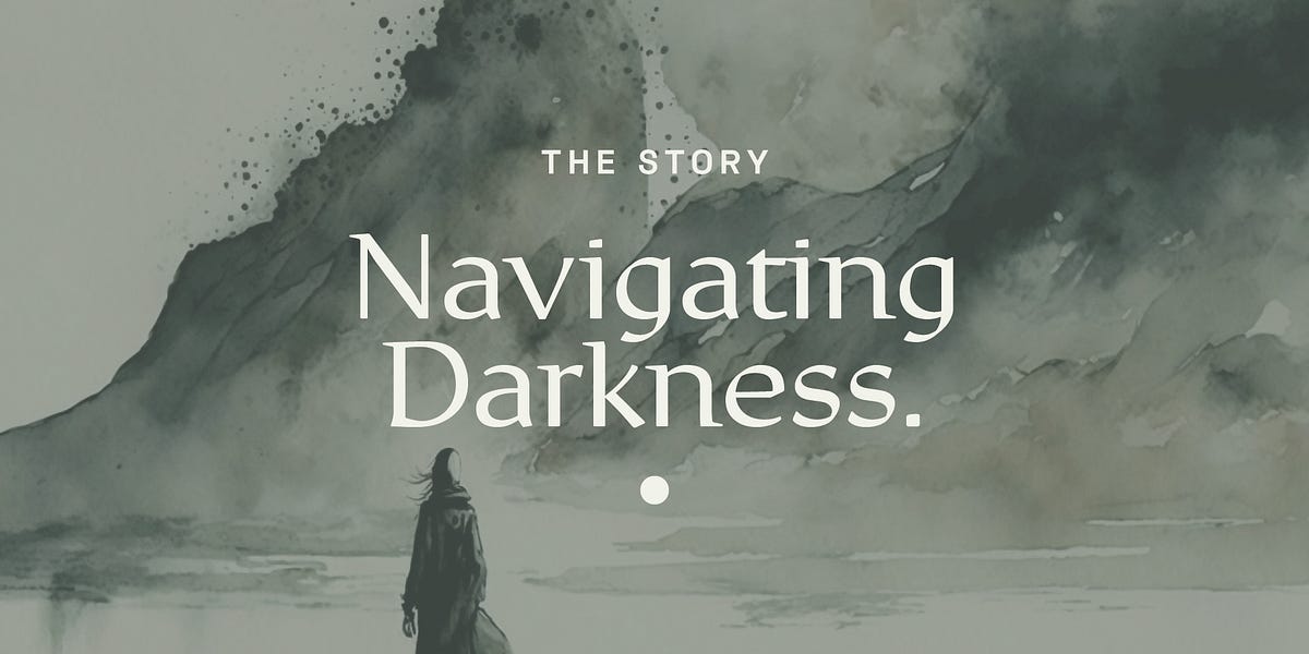 Navigating Darkness. - by Klara Foldys