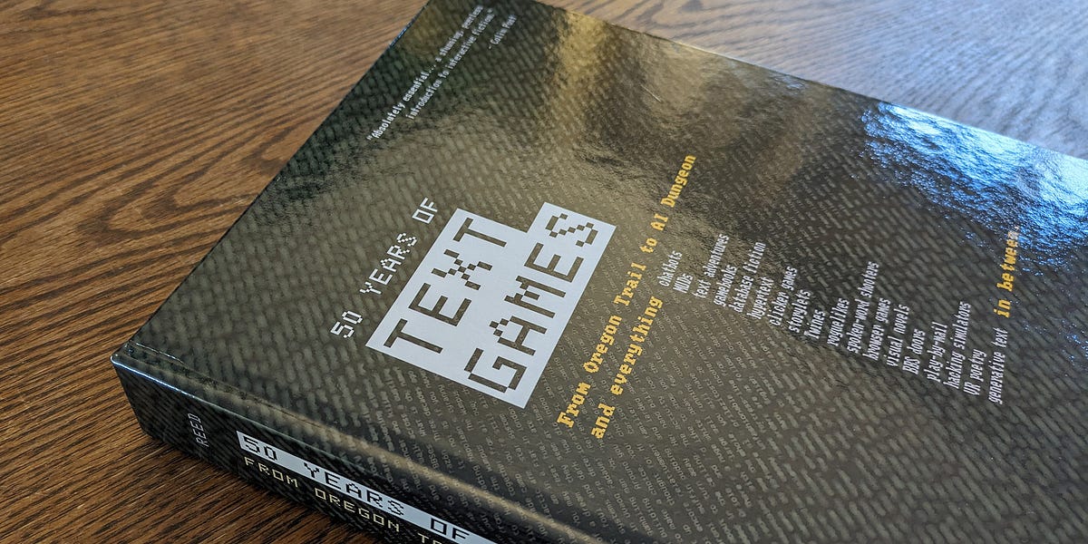 Print-on-Demand Edition of "50 Years of Text Games" Now Available!