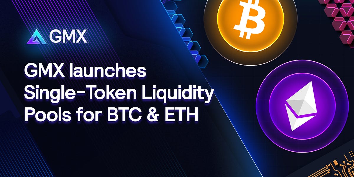 GMX announces the launch of Single-Token Pools on V2, starting with ...