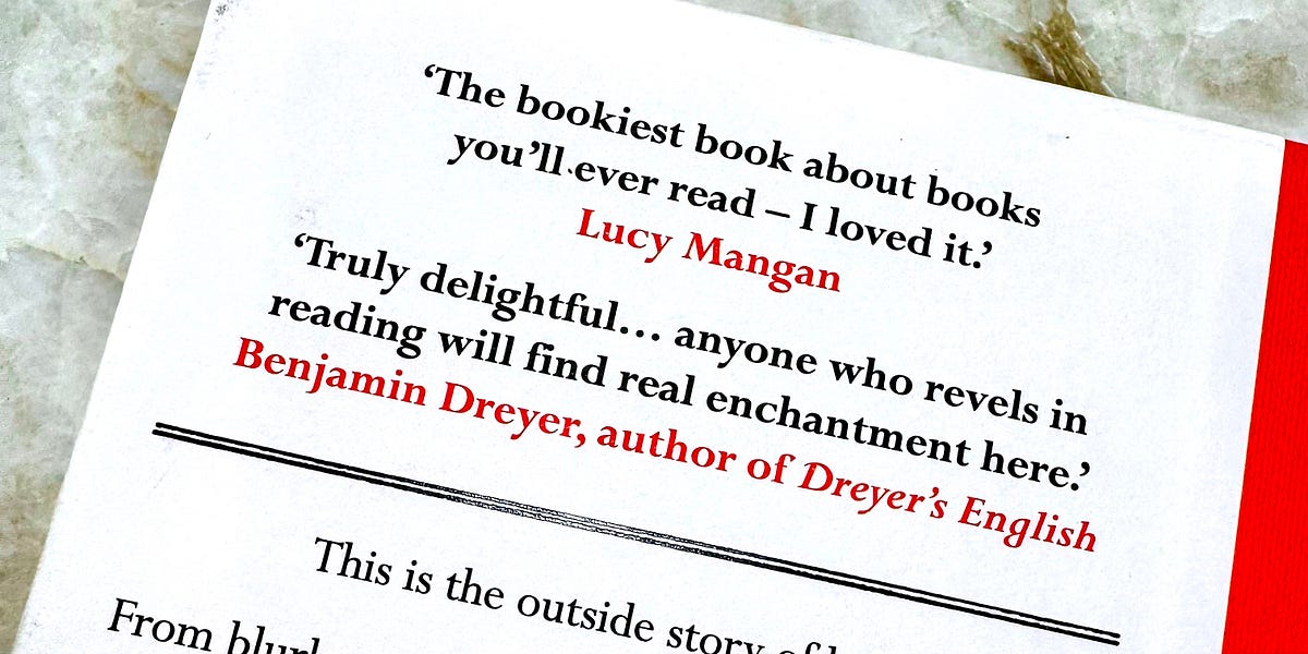 Bookish Diversions: To Blurb or Not to Blurb?