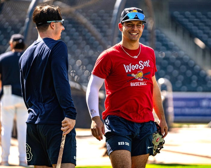 Nick Sogard & Nick Yorke swung hot bats for the WooSox in June