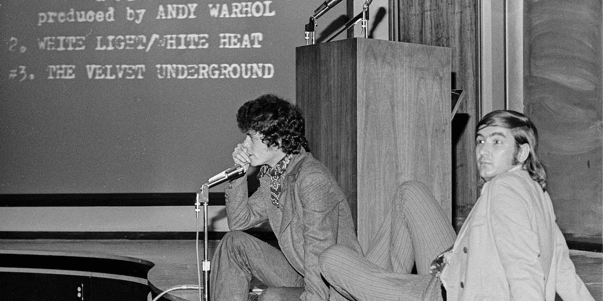 1969: Lou Reed shows Austin how to rock on the wild side