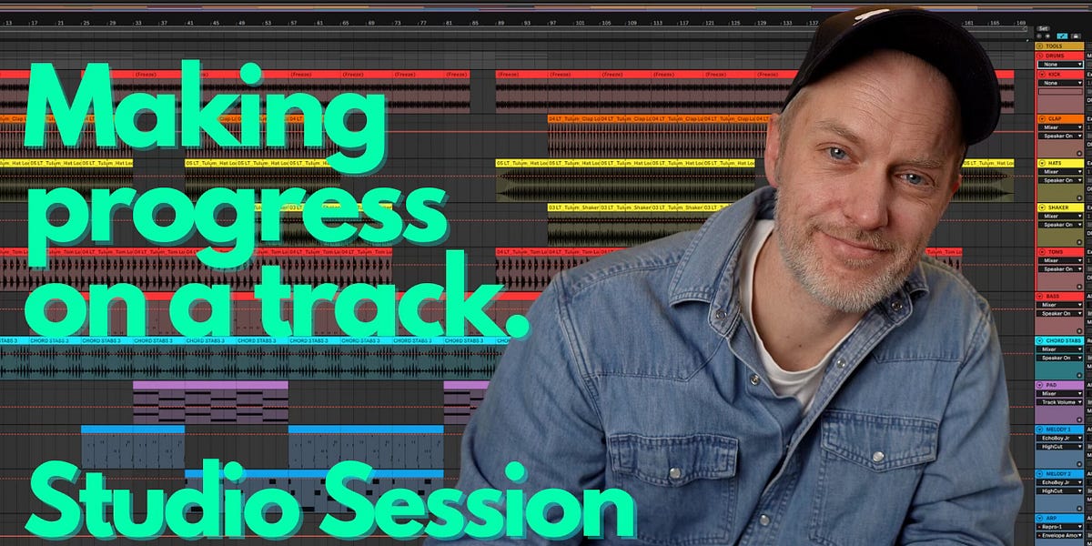 How I move a track forward (Studio Session)