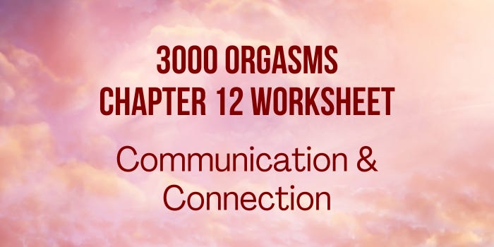 Worksheet: Communication & Connection - by Rebecca Ferguson