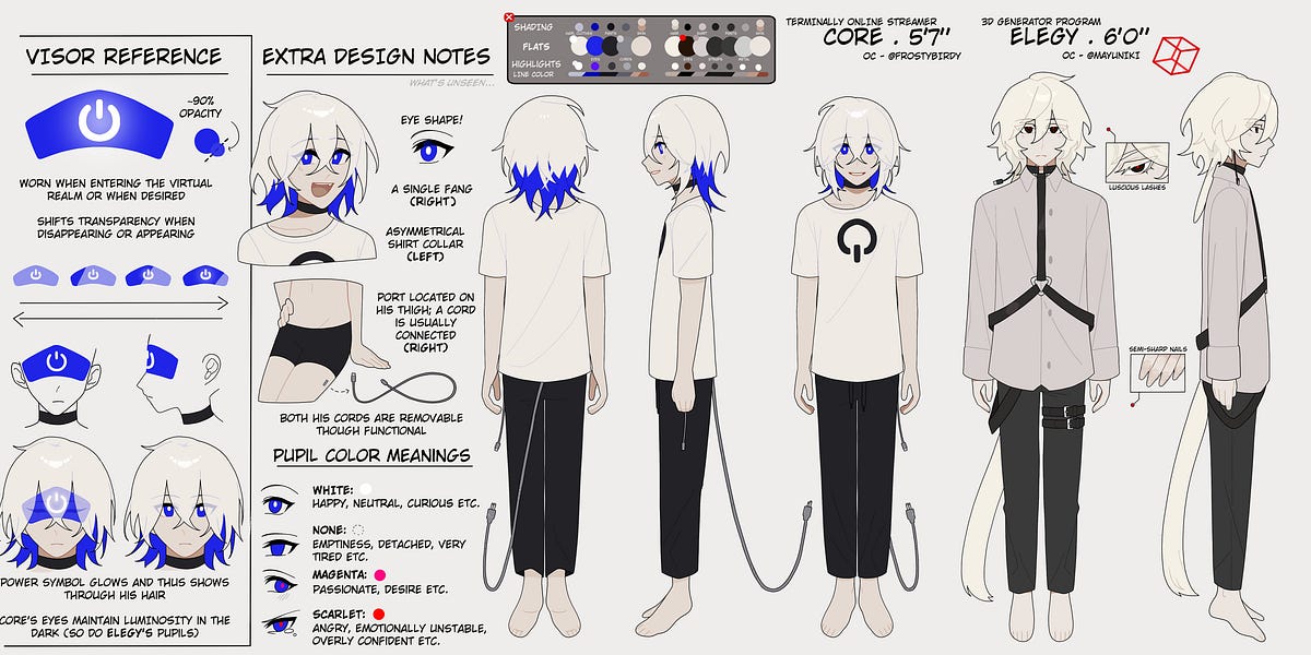 Small Guide For OC Reference Sheets - by AudTrico