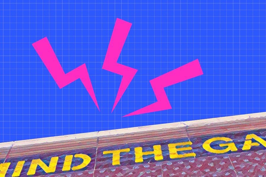 Mind the gap as I once fell down it - by Annabel Port