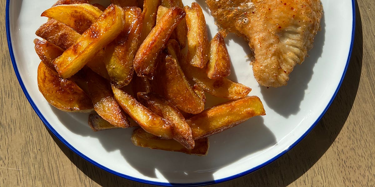 fish and chips - by Chuck Cruz - Chuck