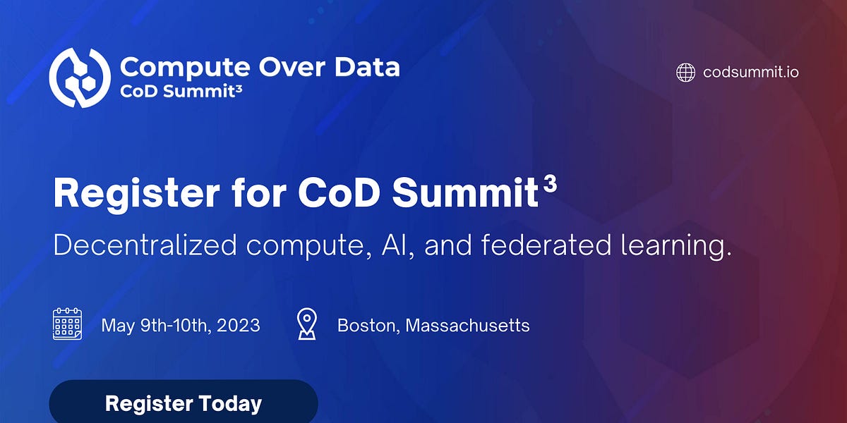CoD Summit^3: Igniting the Future of Compute Over Data in Boston