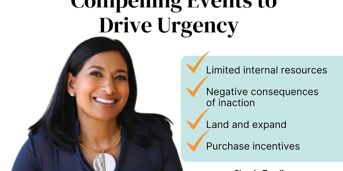 Creating compelling events to drive urgency