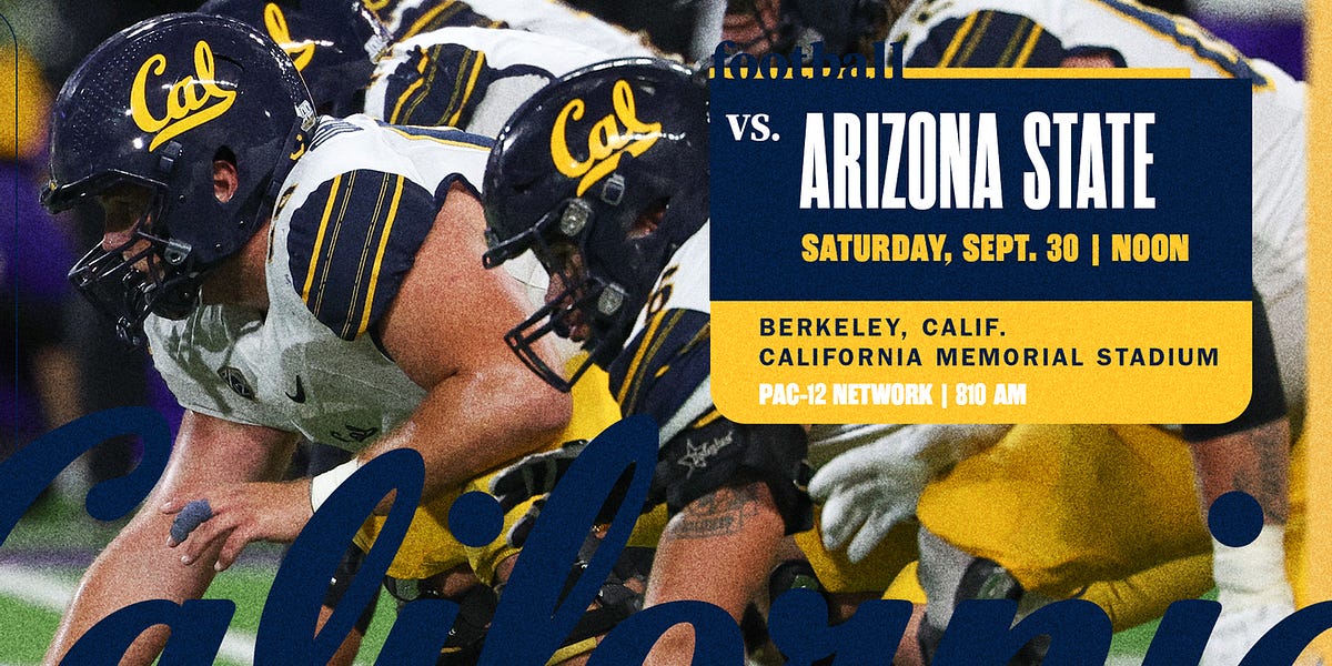 Cal vs. Arizona State Sun Devils Football, Live Fan Chat 2023