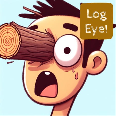 Log Eye! - The View From The Pew by Jerry Godsey