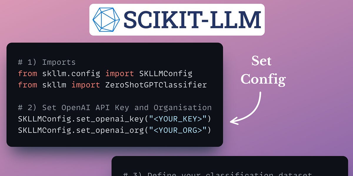 Scikit-LLM: Integrate Sklearn API with Large Language Models