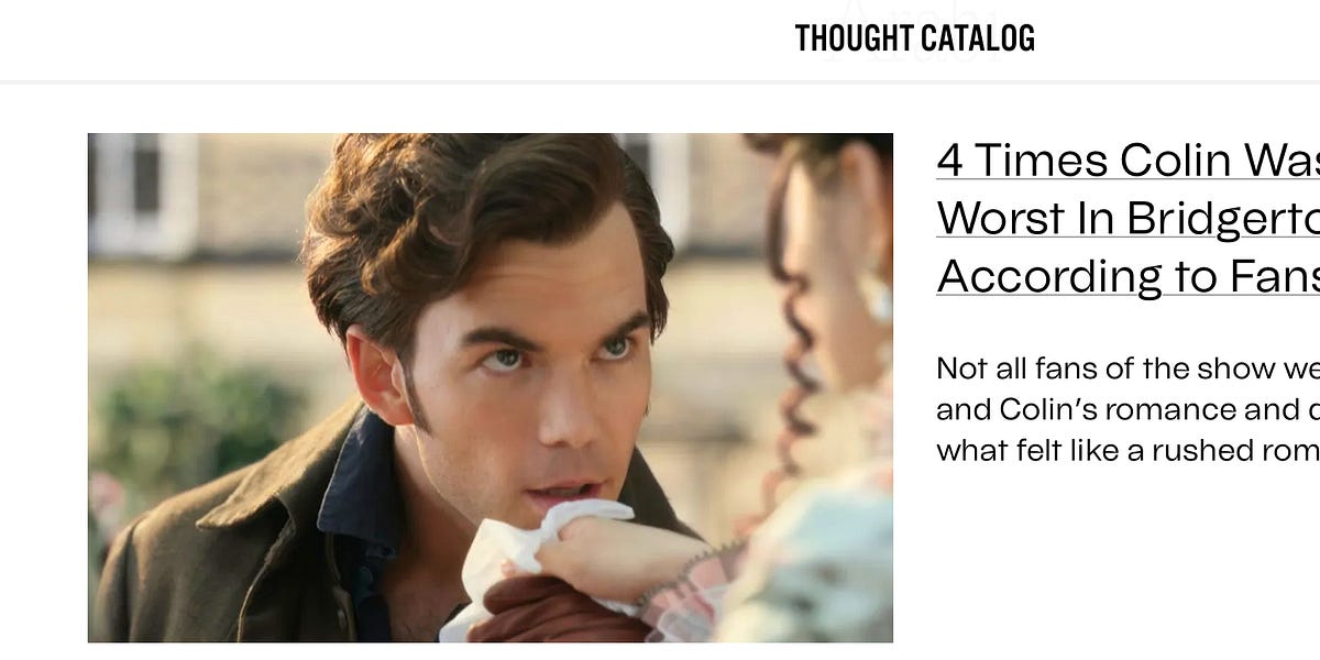 Colin from Bridgerton's Red Flags in Season 3