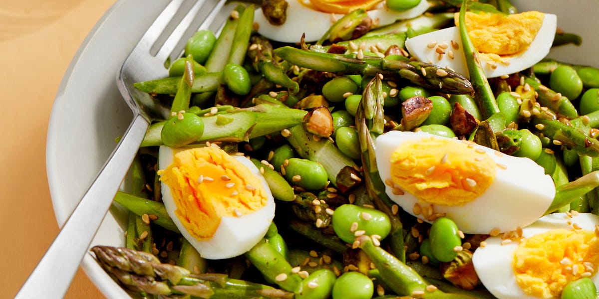 Cooking The Mediterranean Way- Asparagus and Edamame Salad for No ...