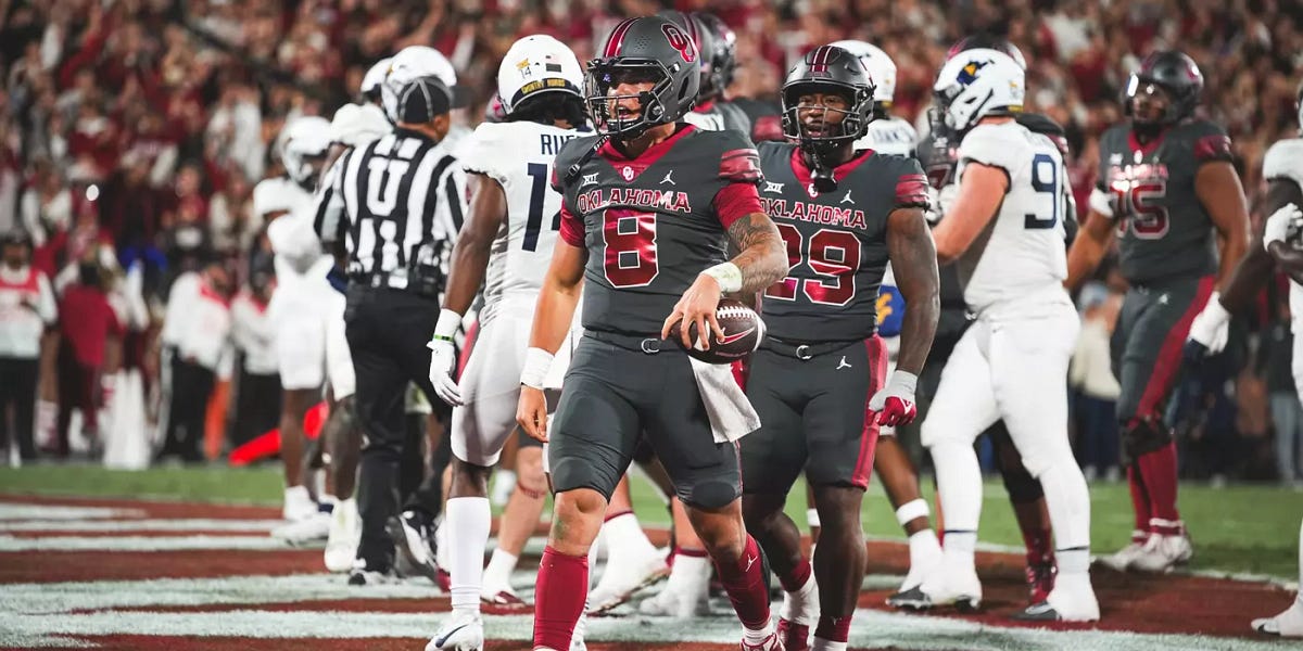 Sooners take off behind Gabriel, Stoops and a better idea how to move ...