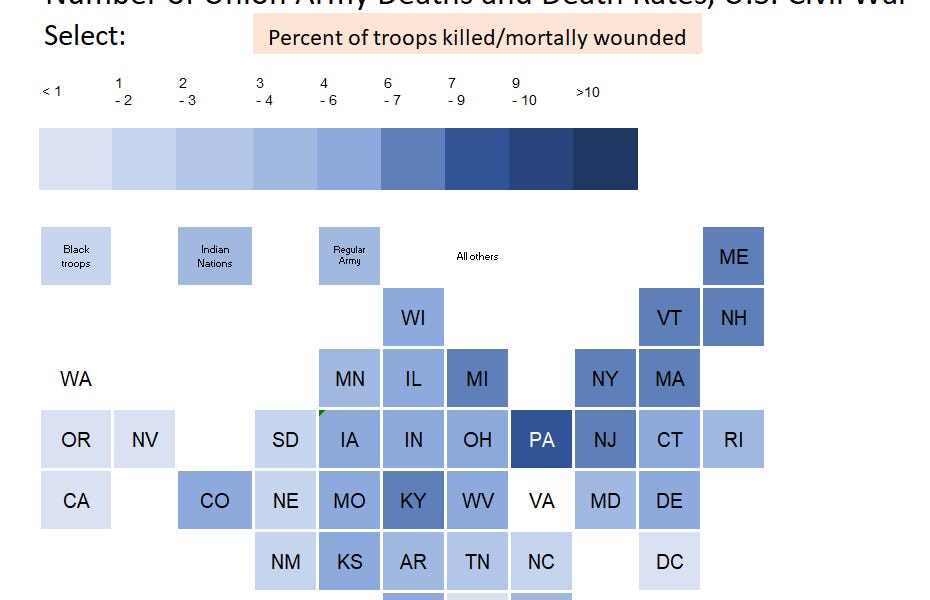 Memorial Day: U.S. Civil War Death Statistics