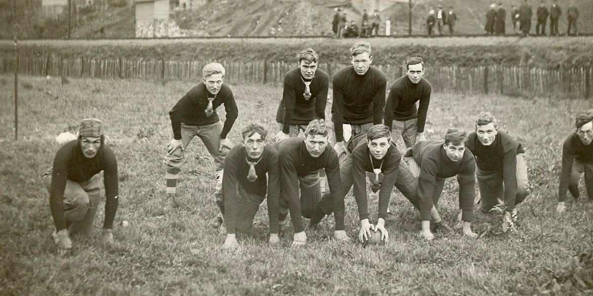 Today's Tidbit... An Image Of Small-Town Football