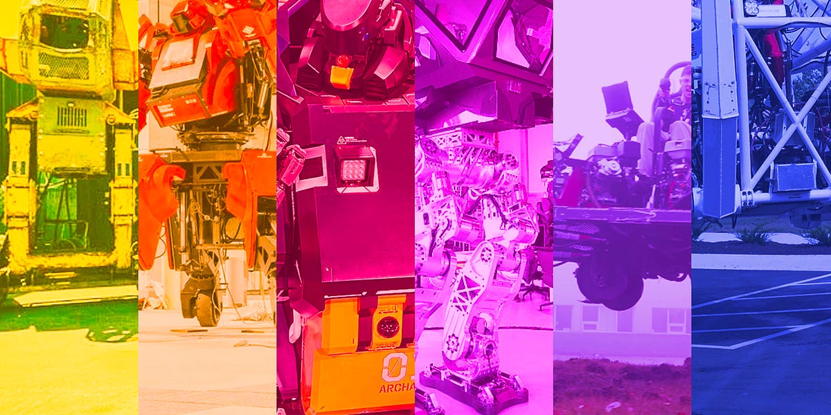 Meet six real-life giant mech robots - by Conrad Gray