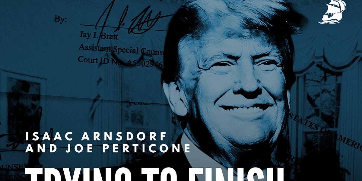 Isaac Arnsdorf and Joe Perticone: Trying to Finish What They Started