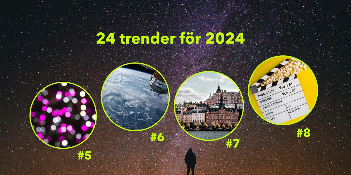 🔮 24 trender för 2024 – nummer 5-9