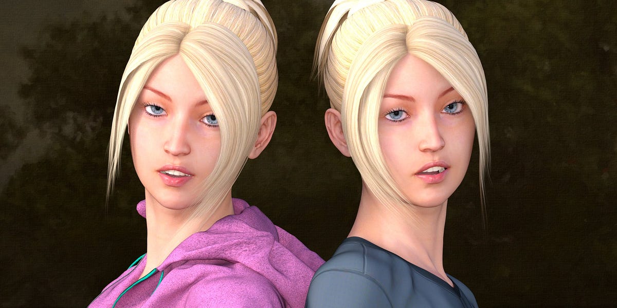 Rosalie and Rosalind Rogers - by Medron Pryde
